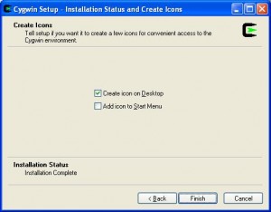 Launch software installers on Linux from Windows using Cygwin