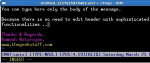 Transfer the Power of Vim Editor to Thunderbird for Composing Email