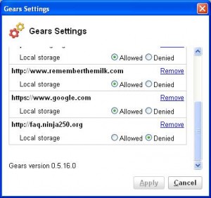 How To Fix – Google Gears google.gears.factory.create failed Error Message