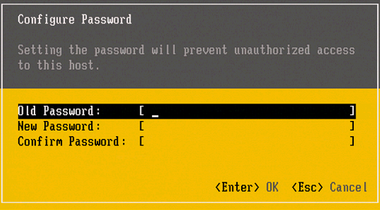 How To Change Root Password On VMware ESXi