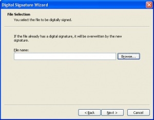 How to Digitally Sign Microsoft Files (.exe, .cab, .dll, .ocx, .msi, .xpi)