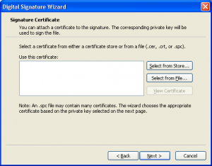 How to Digitally Sign Microsoft Files (.exe, .cab, .dll, .ocx, .msi, .xpi)
