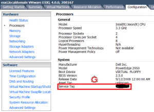 2 Ways to Get Dell Service Tag on VMWare ESXi Server Virtual Machine