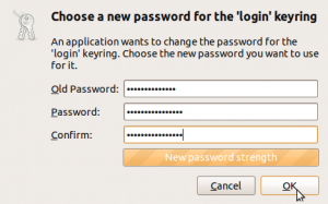 How to Change Ubuntu Login Keyring Password (Unlock Login Keyring)