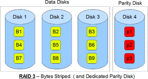 RAID 2, RAID 3, RAID 4, RAID 6 Explained with Diagram
