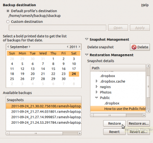 How to Backup Ubuntu Desktop Using sbackup Simple Backup GNOME Tool