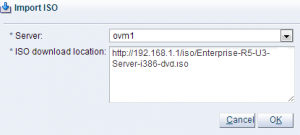 How to Create an Oracle OVM VM from an Linux ISO DVD Image