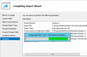 How to Import and Export Virtual Machine in Windows Hyper-V Server